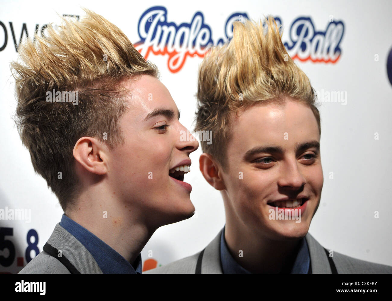 John Grimes and Edward Grimes The Jingle Bell Ball held at the O2 Arena ...