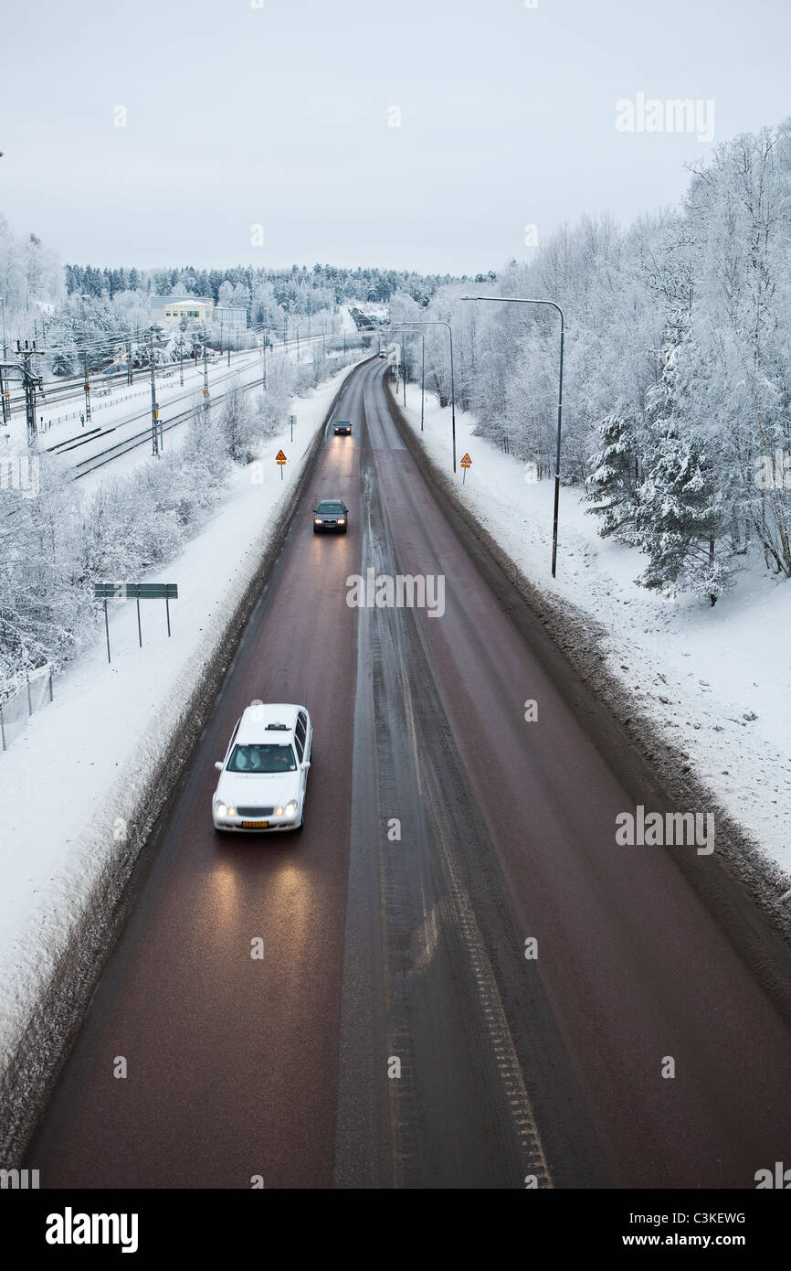 Overhead view on road moving hi-res stock photography and images - Alamy