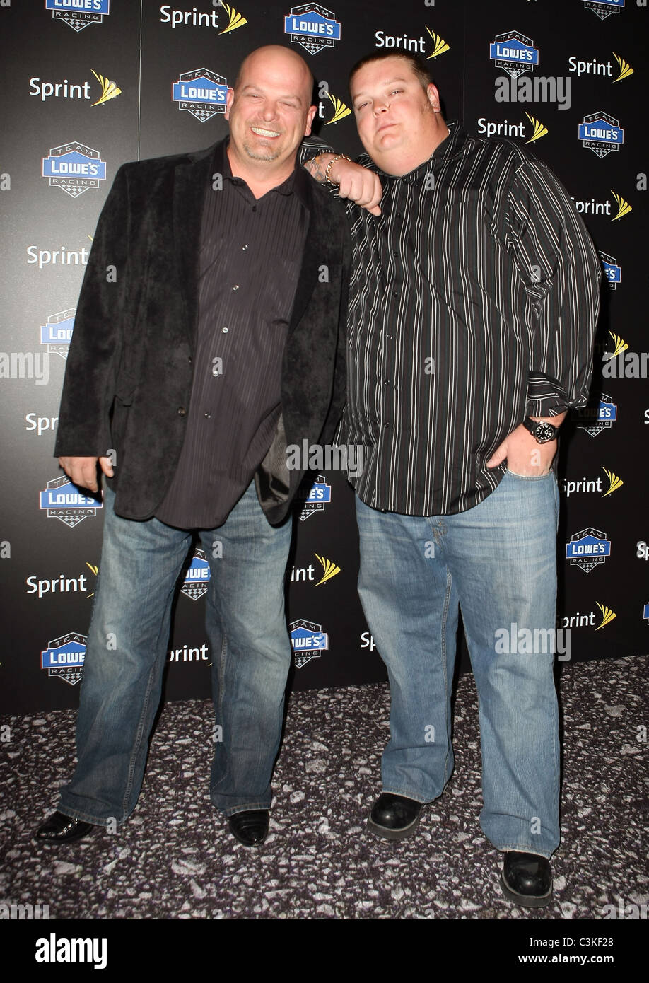 Rick Harrison and Corey Harrison 2009 NASCAR Sprint Cup Series Champion ...