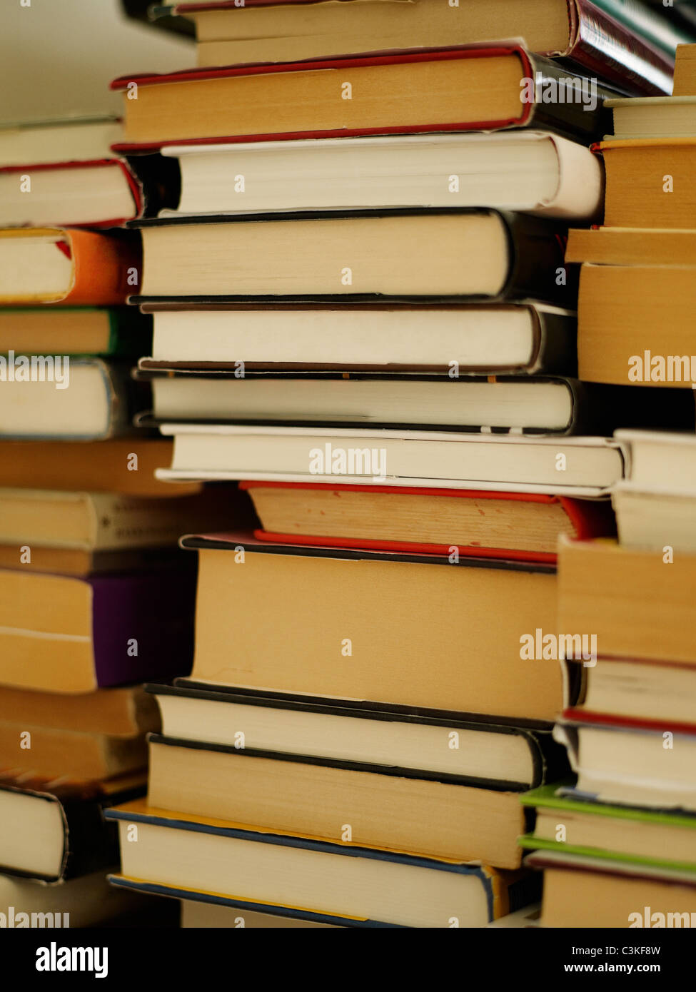 Stack of books Stock Photo - Alamy