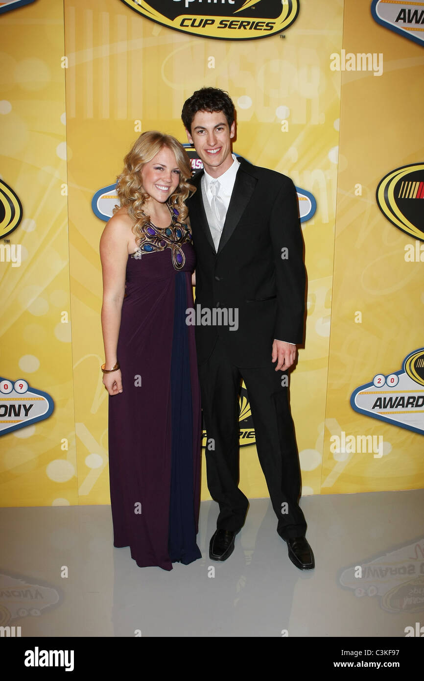Sabrina Simpson and Joey Logano NASCAR Sprint Cup Series awards banquet ...