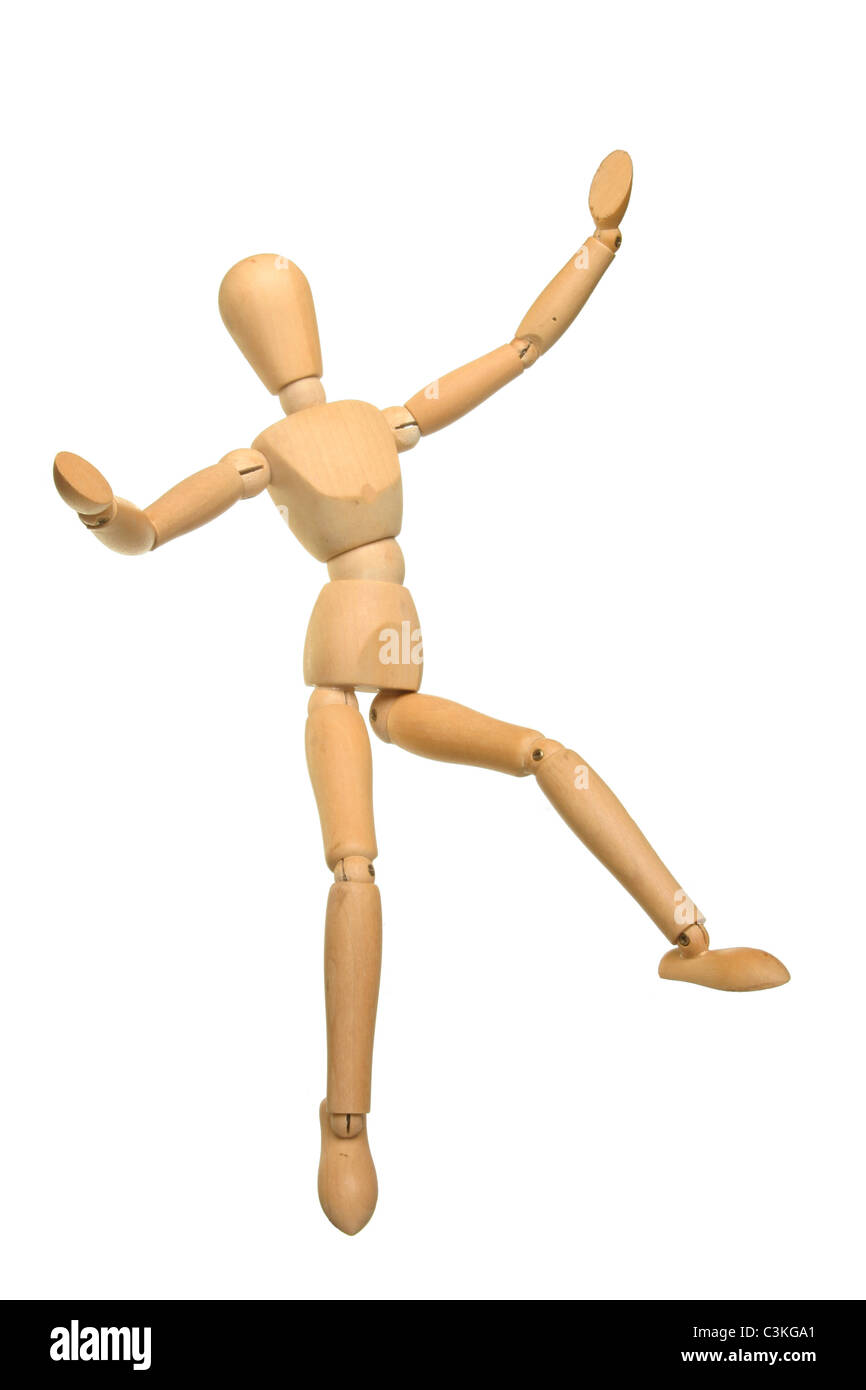 Dancing manikin wood model hi-res stock photography and images - Alamy