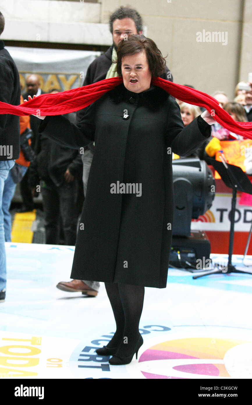 Susan Boyle performing live on the 'Today Show's Concert Series' at ...