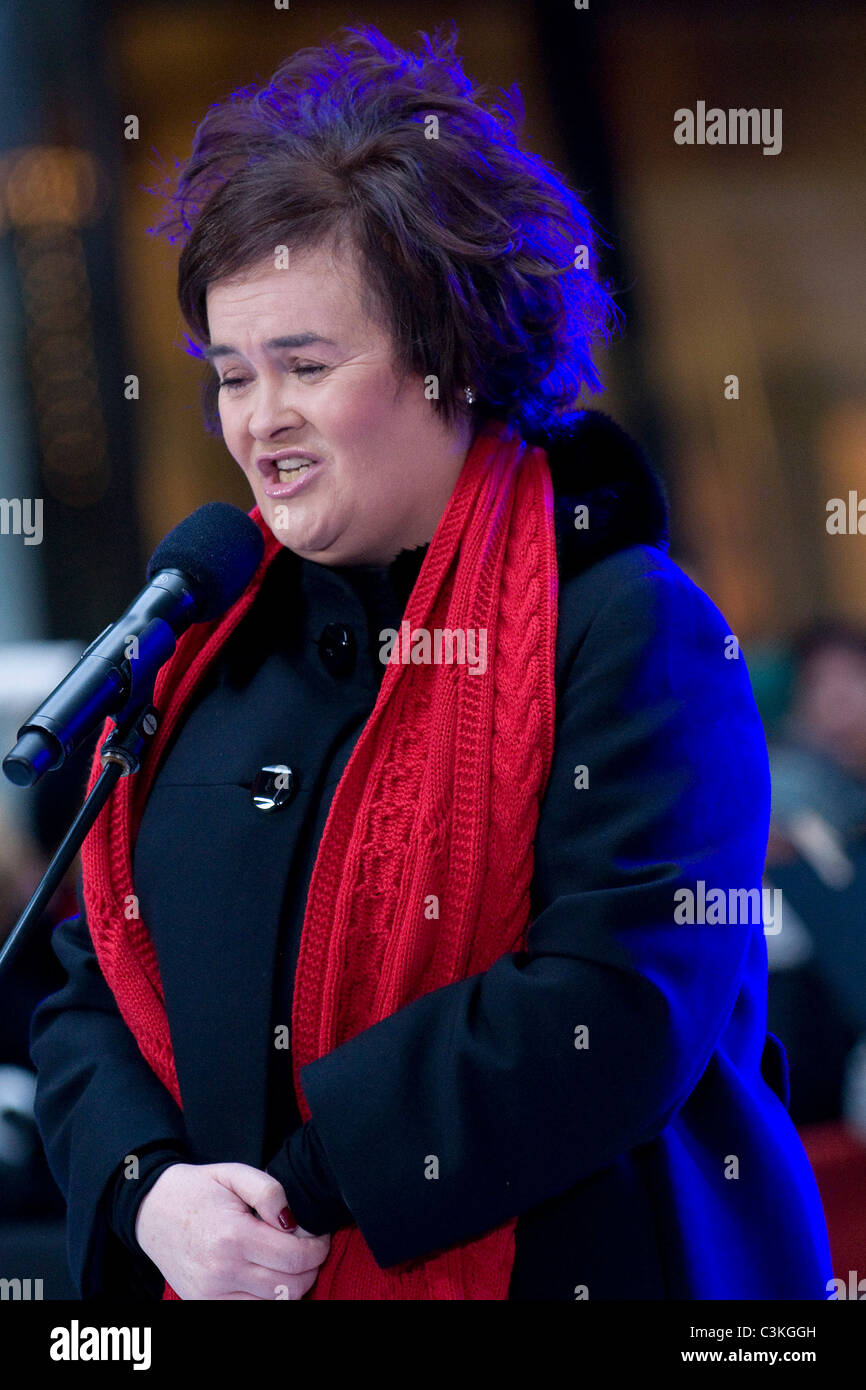 Susan Boyle performing live on the 'Today Show's Concert Series' at ...