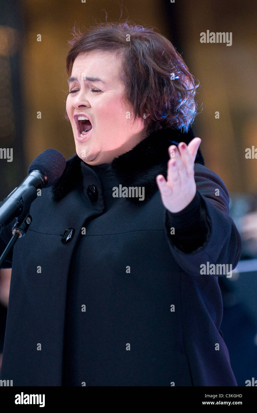 Susan Boyle performing live on the 'Today Show's Concert Series' at ...
