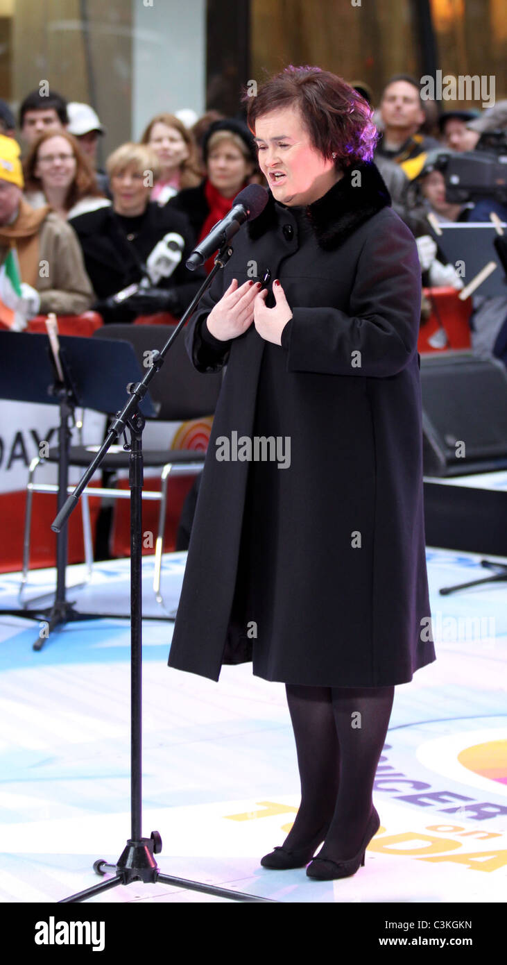 Susan Boyle performing live on the 'Today Show's Concert Series' at ...