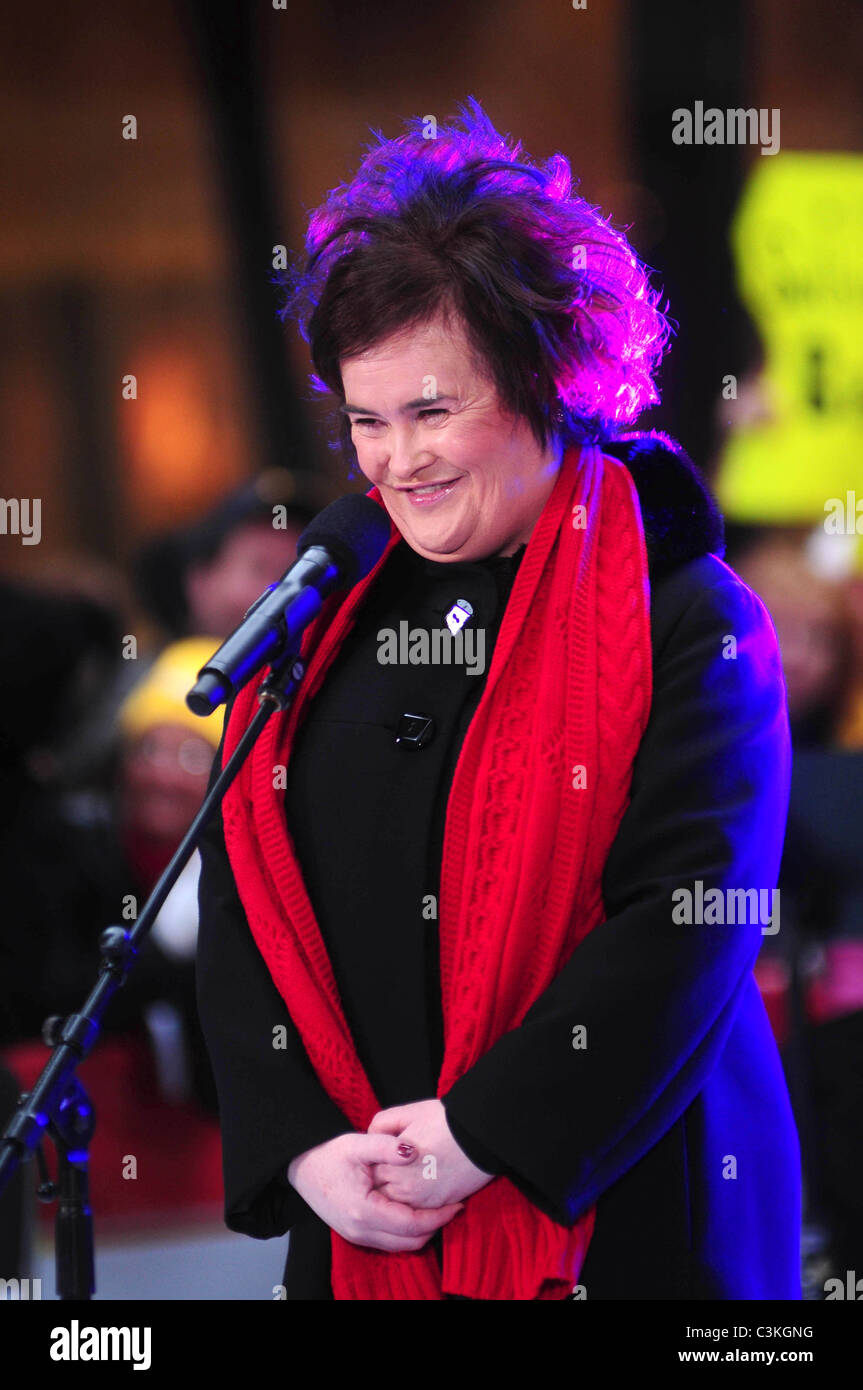 Susan Boyle performing live on the 'Today Show's Concert Series' at ...