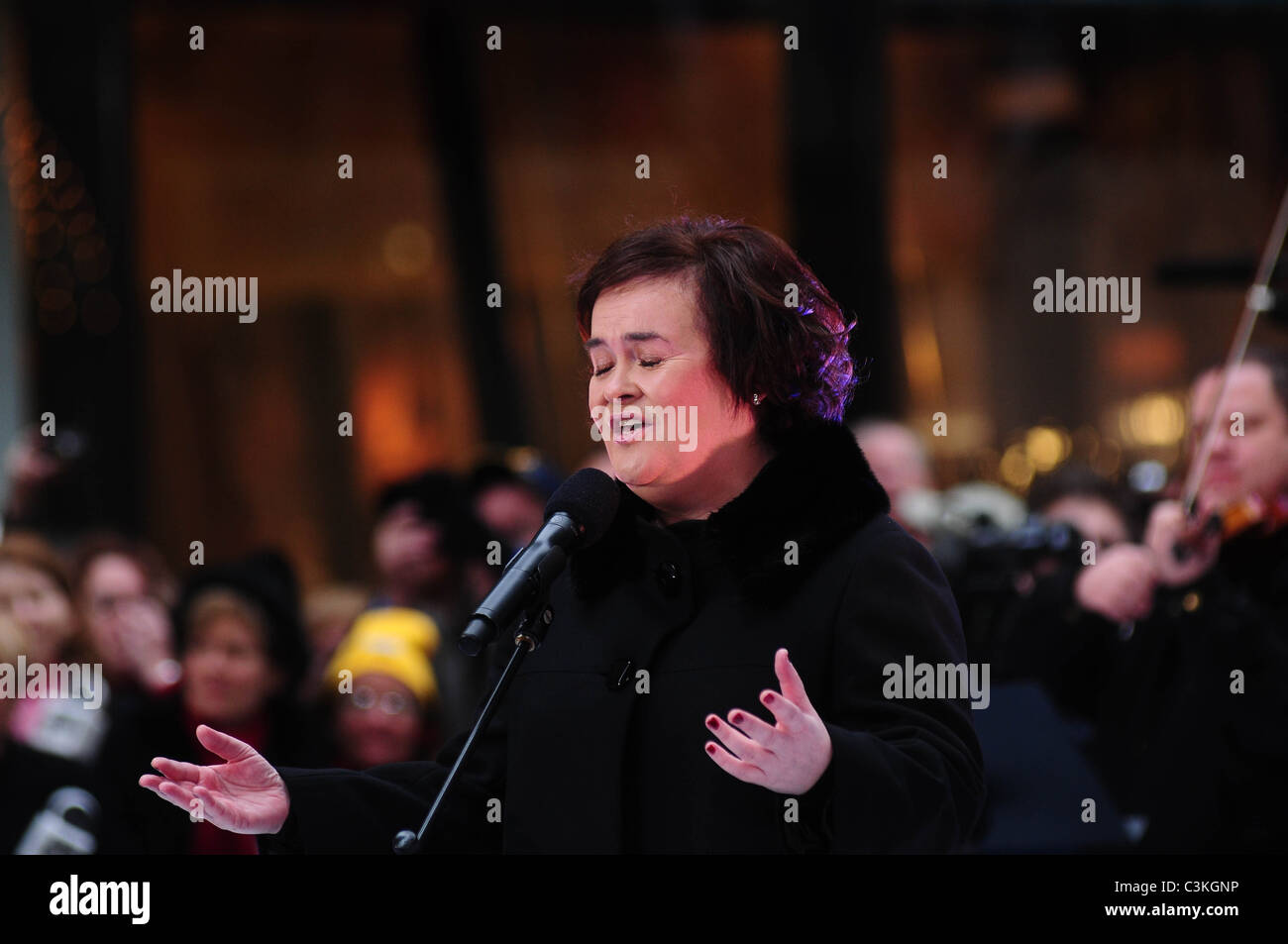 Susan Boyle performing live on the 'Today Show's Concert Series' at ...
