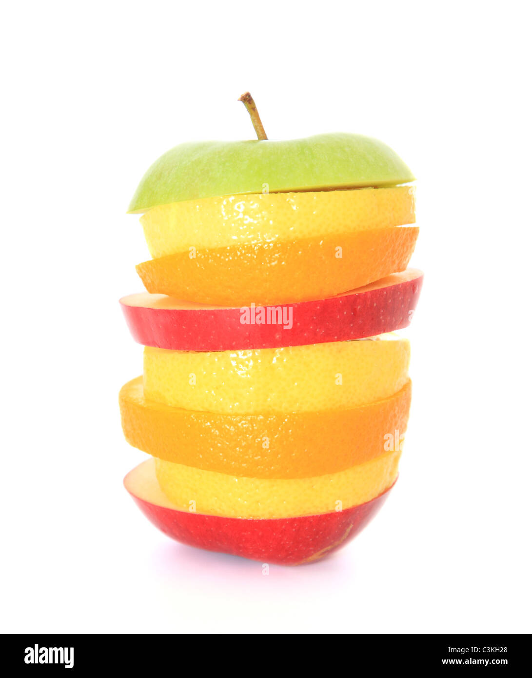Stack of various fruits Stock Photo - Alamy