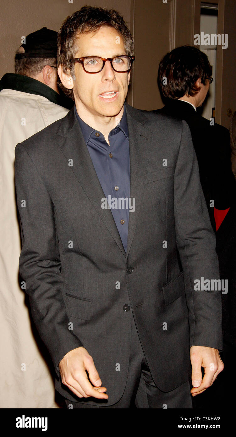 Ben Stiller opening night of the Broadway musical 'Fela!' at the Eugene ...