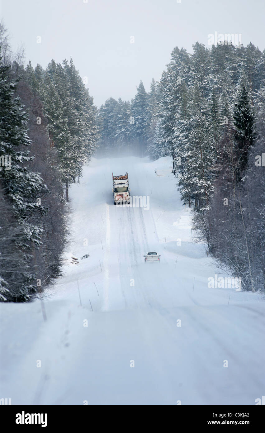 Transport of timbers sweden hi-res stock photography and images - Alamy