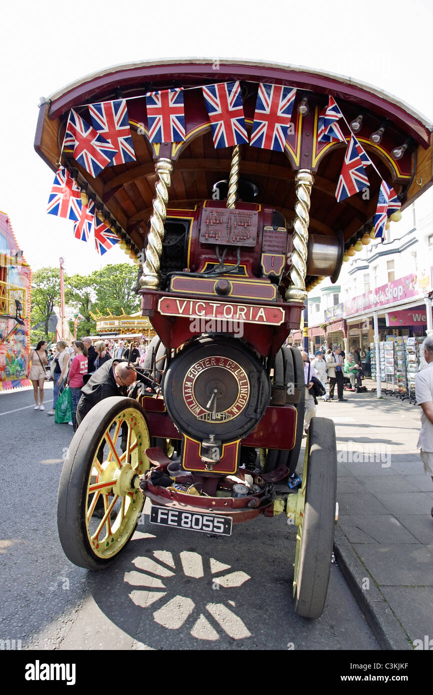 A vintage traction engine 'Victoria' taking part in the Victorian ...