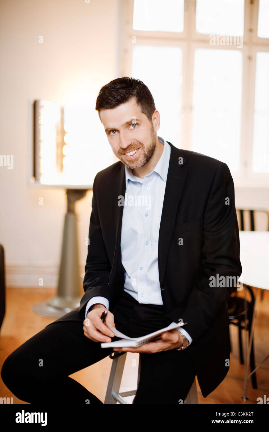 Man in office Stock Photo - Alamy