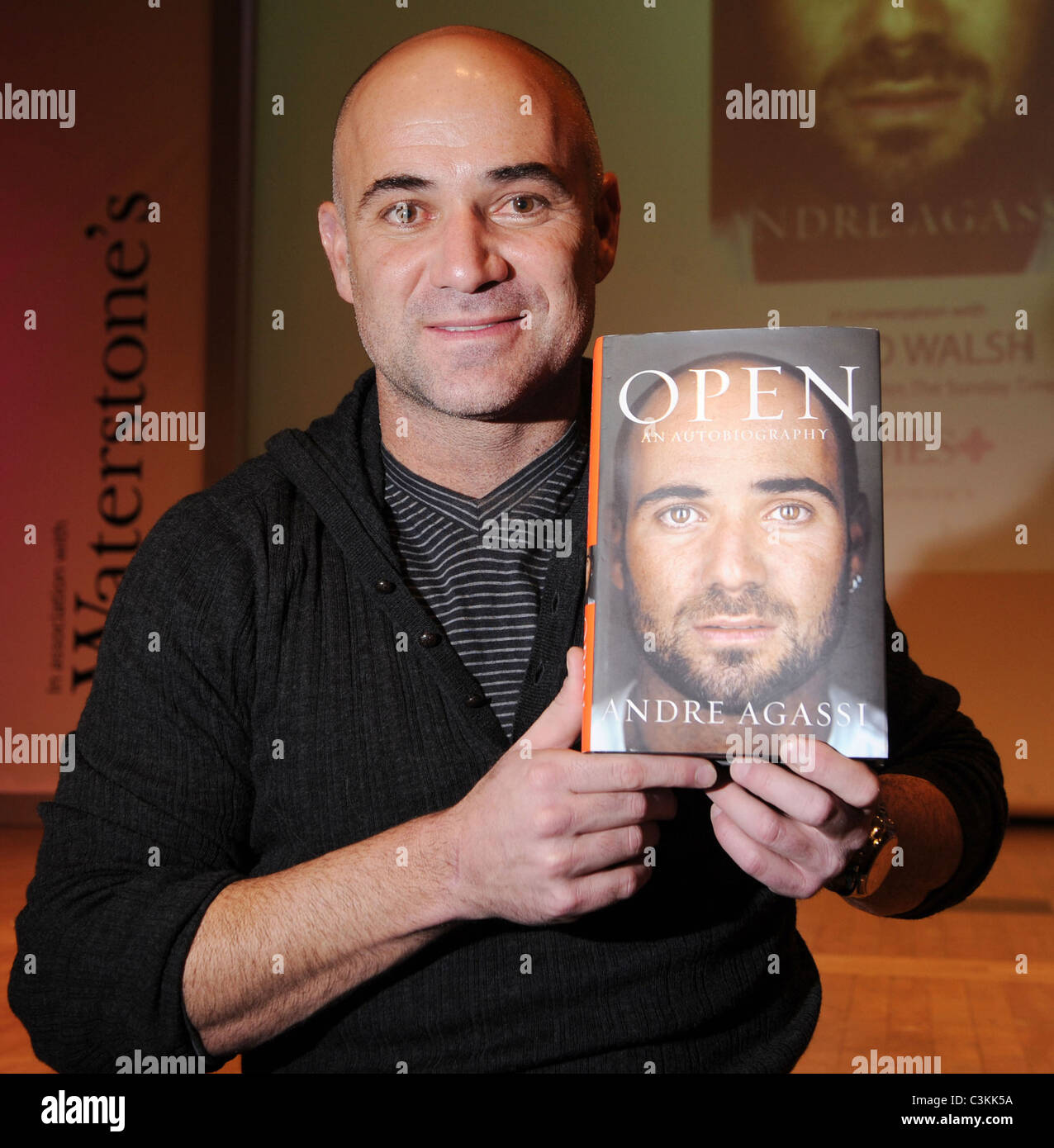 Andre Agassi Photocall for Andre Agassi's new book 'Open: An ...