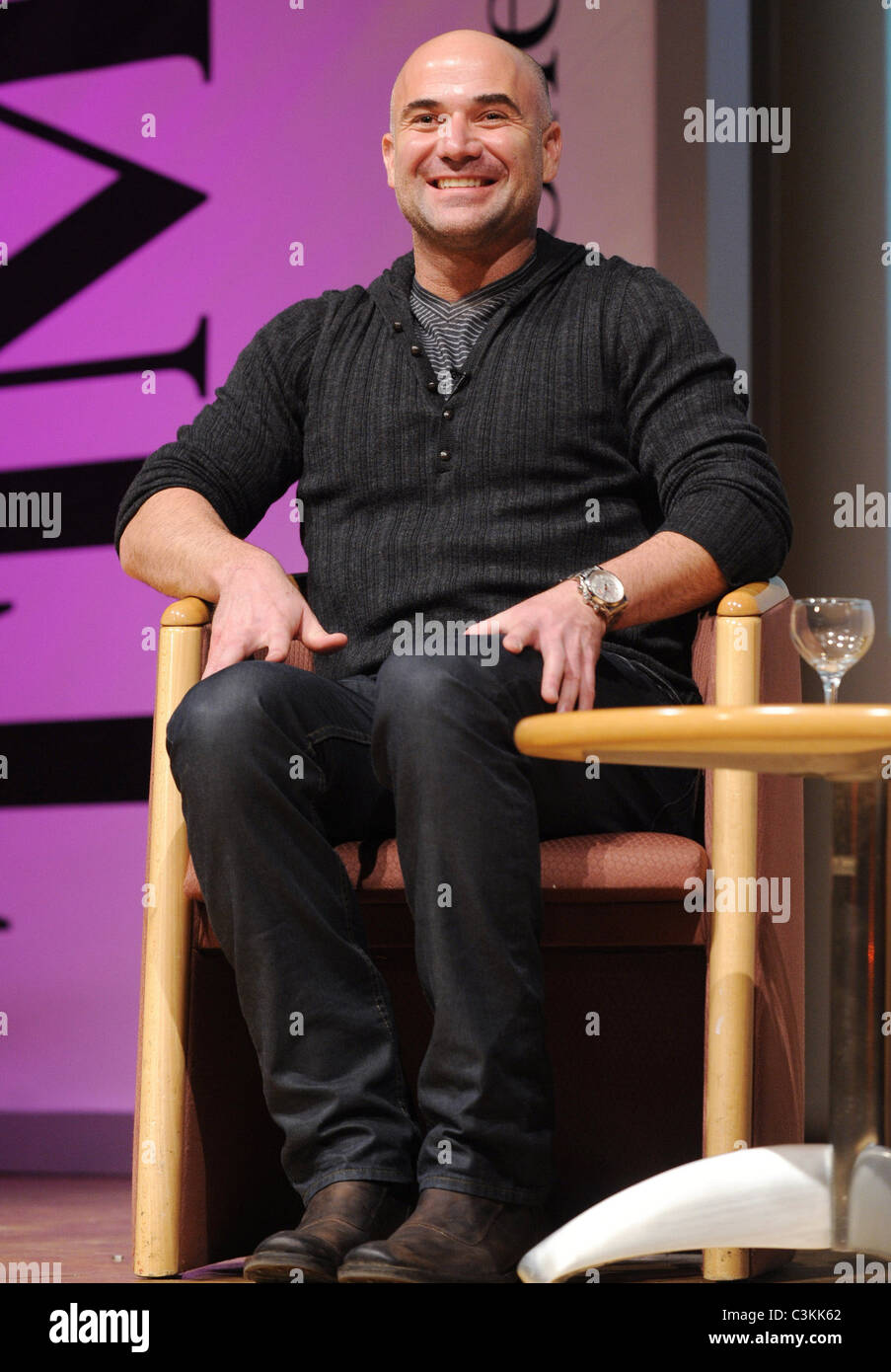 Andre Agassi Photocall for Andre Agassi's new book 'Open: An ...