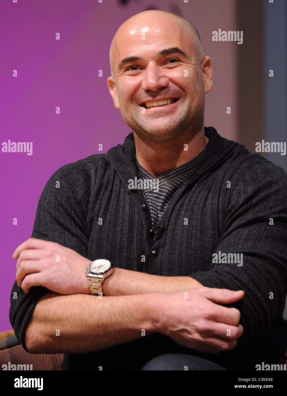 Andre Agassi Photocall for Andre Agassi's new book 'Open: An ...