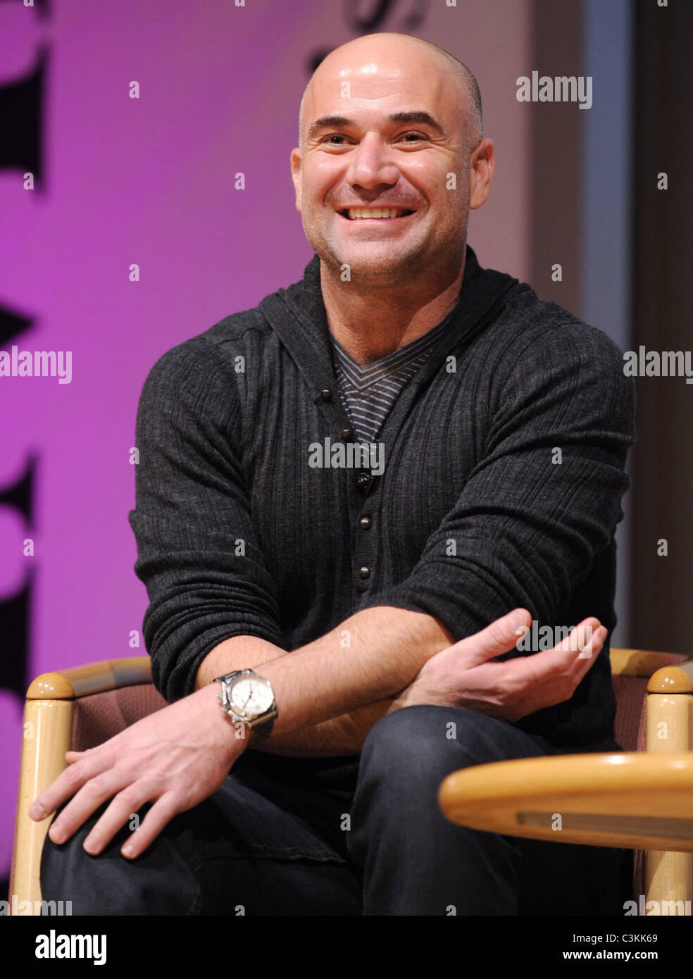 Andre Agassi Photocall for Andre Agassi's new book 'Open: An ...