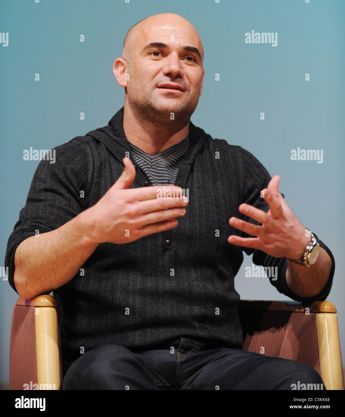 Andre Agassi Photocall for Andre Agassi's new book 'Open: An ...