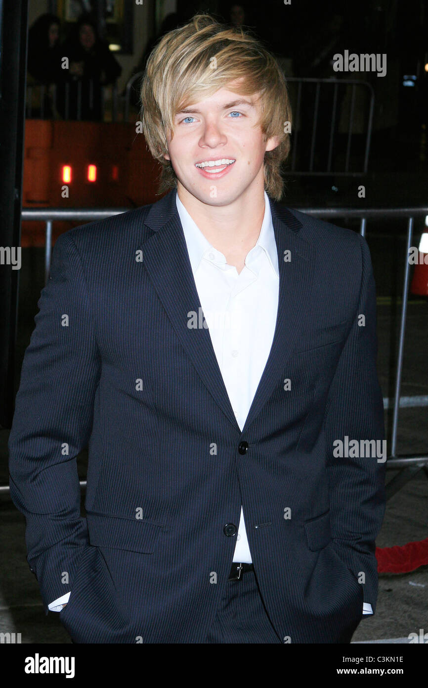 Chris Brochu Los Angeles Premiere of 'Nine' held at Mann Village ...