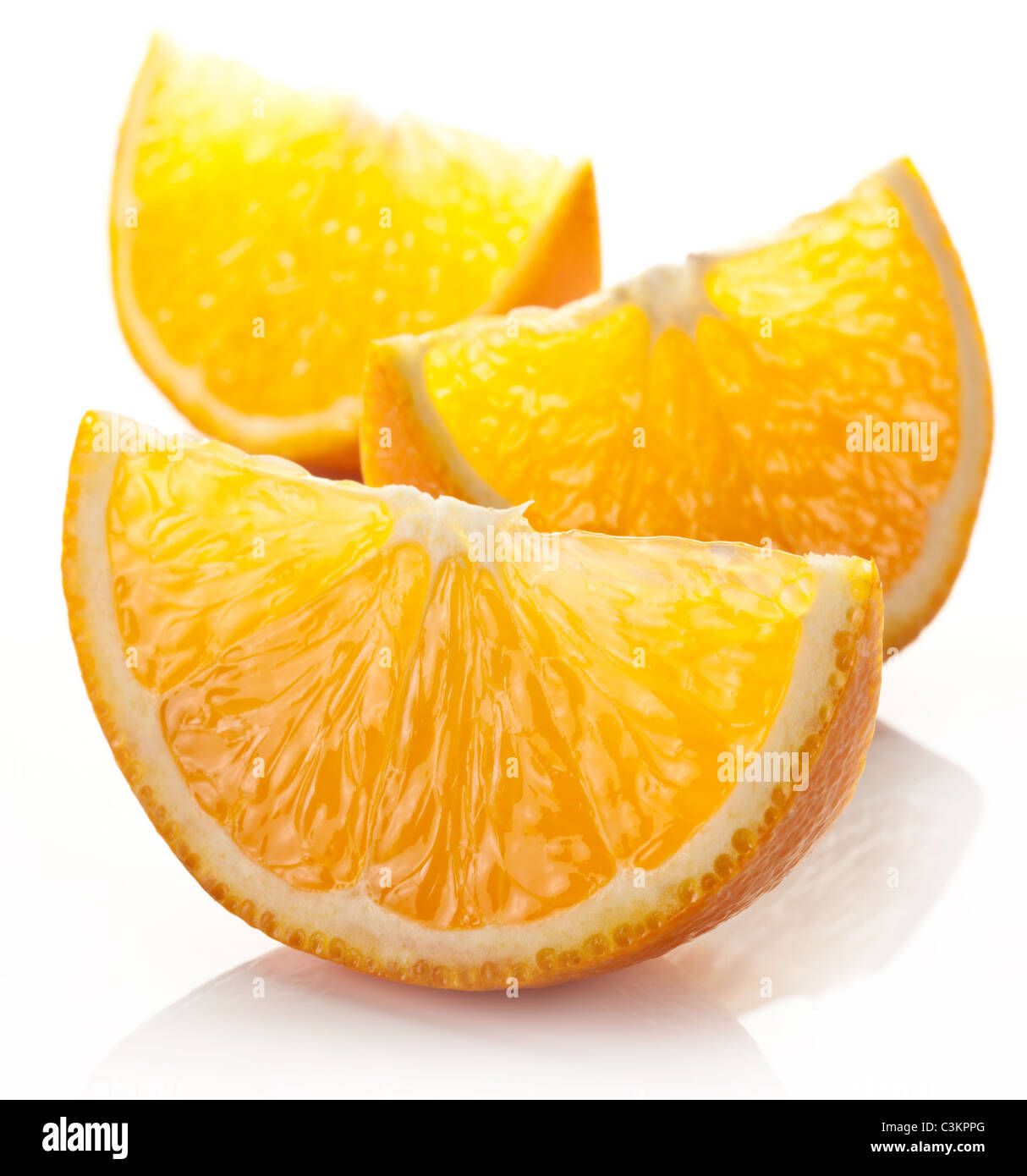 Orange juice slice on Cut Out Stock Images & Pictures - Alamy