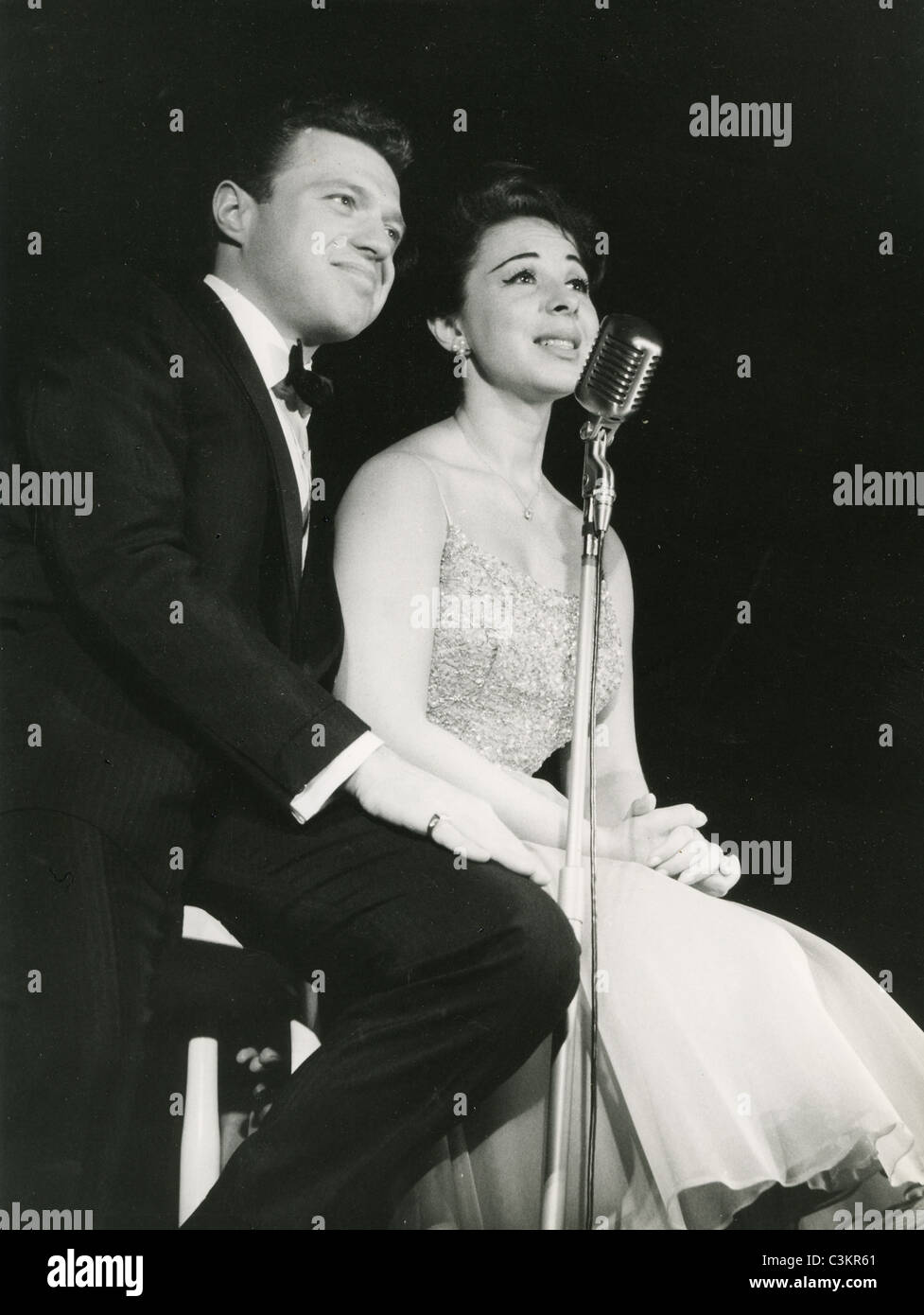 STEVE LAWRENCE and wife Eydie Gorme vocal duo about 1964 Stock Photo ...