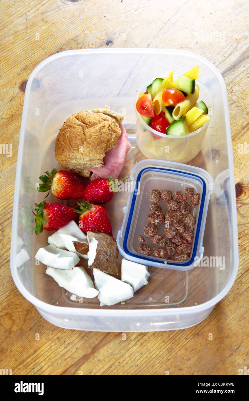 Healthy lunch boxes for children Stock Photo - Alamy