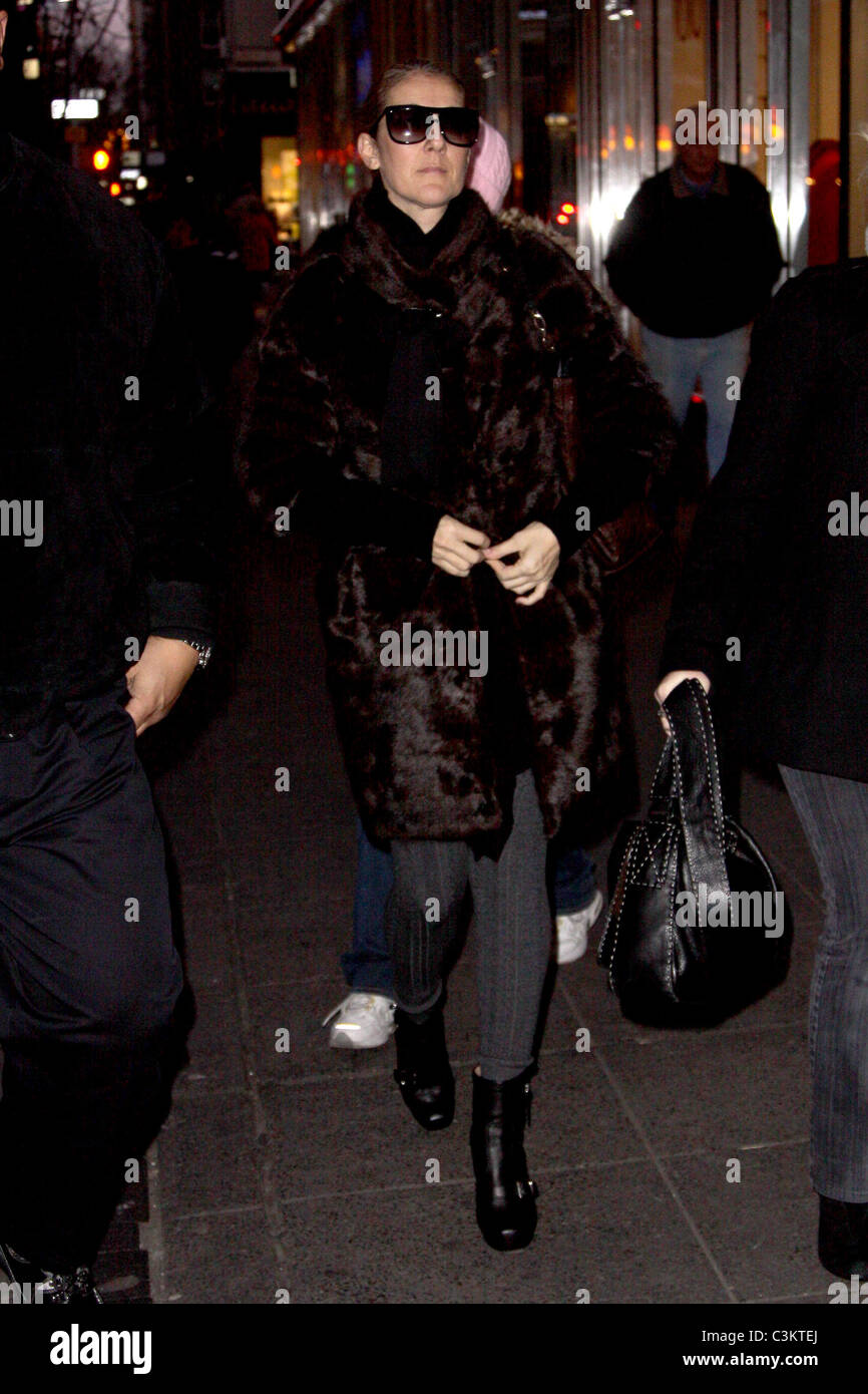 Celine Dion goes to Dylan's Candy Bar with her son New York City, USA ...