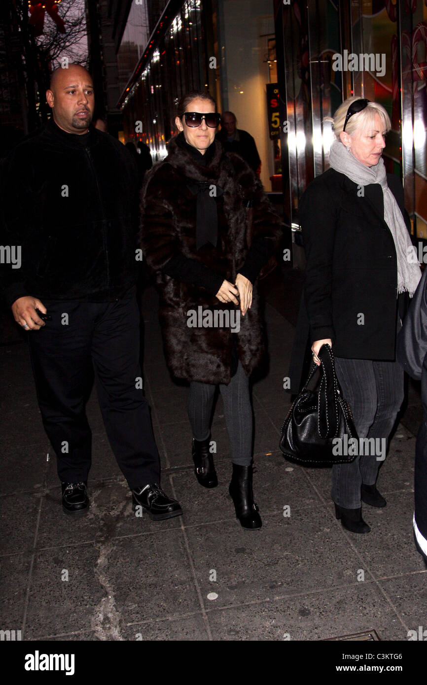 Celine Dion goes to Dylan's Candy Bar with her son New York City, USA ...