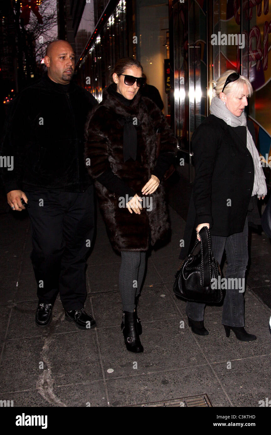 Celine Dion goes to Dylan's Candy Bar with her son New York City, USA ...