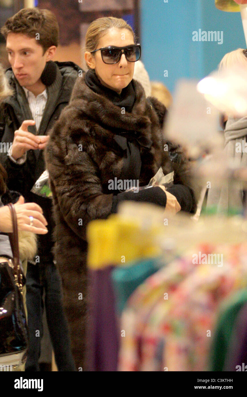Celine Dion goes to Dylan's Candy Bar with her son New York City, USA ...