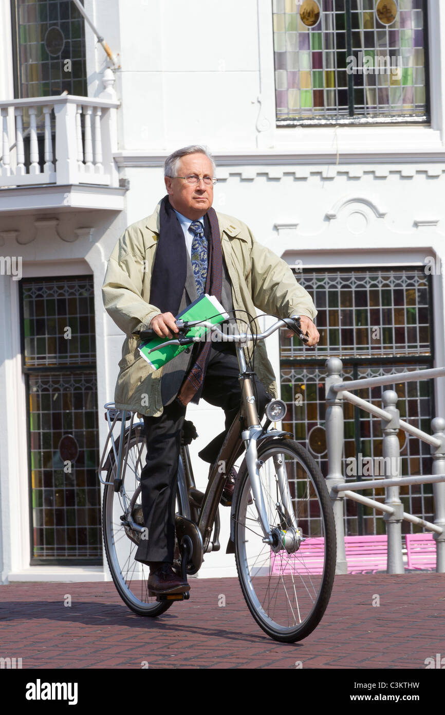 Holland man bicycle hi-res stock photography and images - Alamy