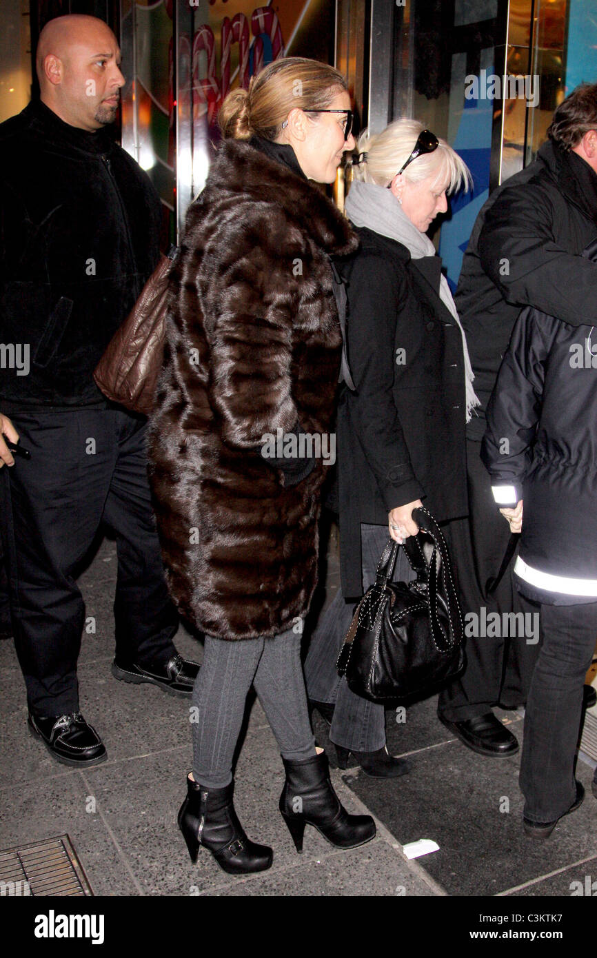 Celine Dion goes to Dylan's Candy Bar with her son New York City, USA ...