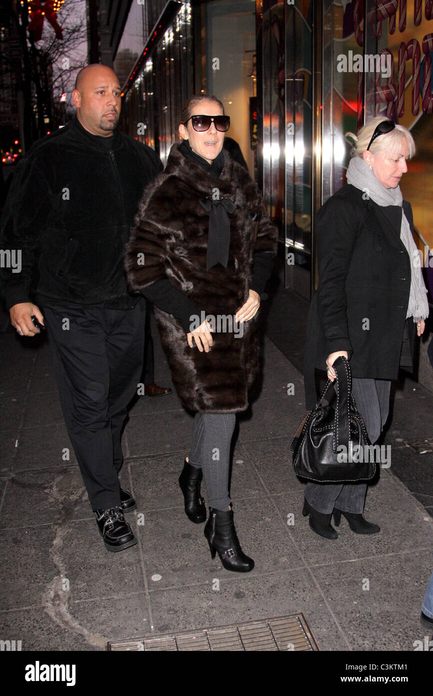 Celine Dion goes to Dylan's Candy Bar with her son New York City, USA ...