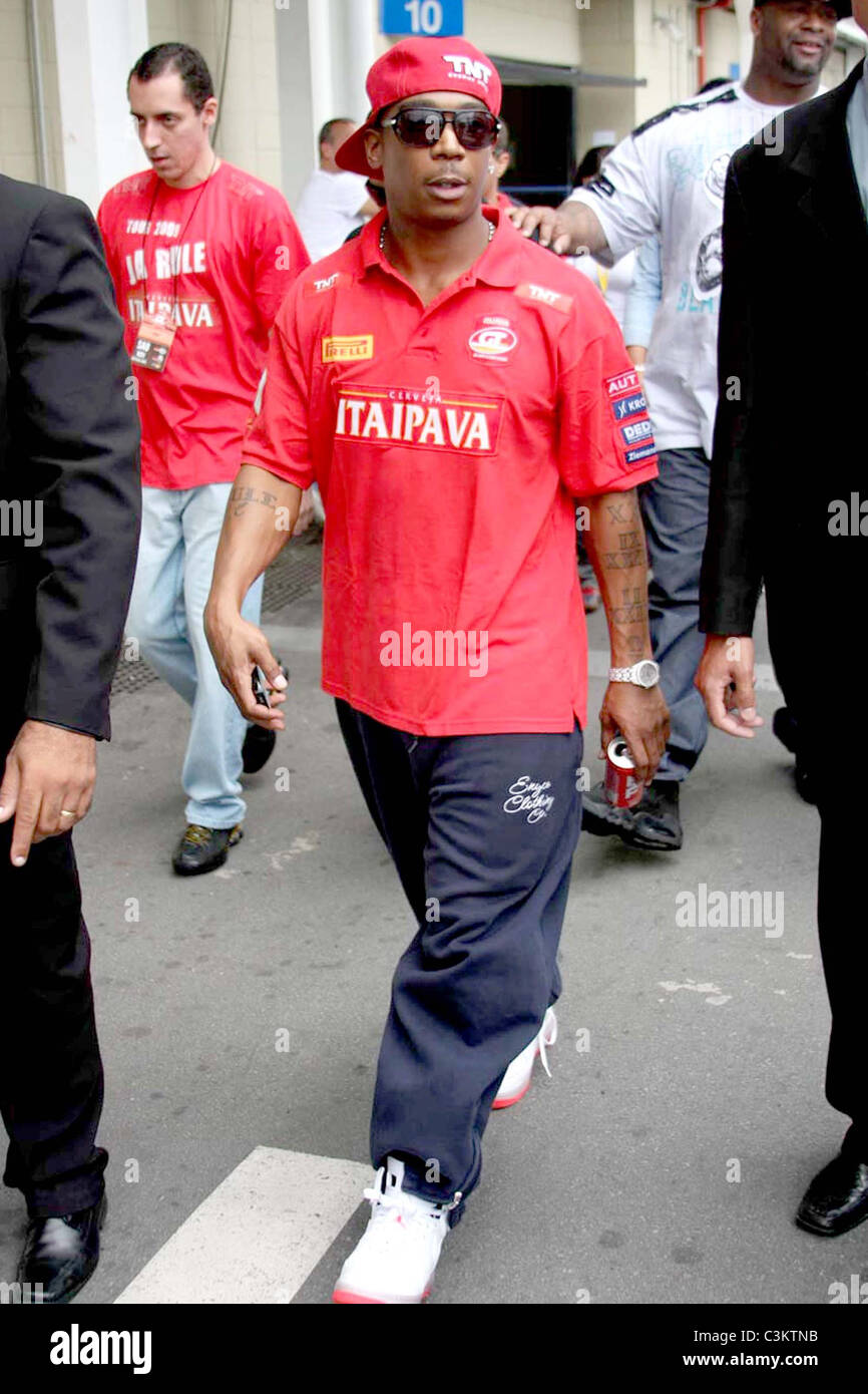 Ja Rule American rapper attends the Itaipava GT race in Interlagos Sao ...