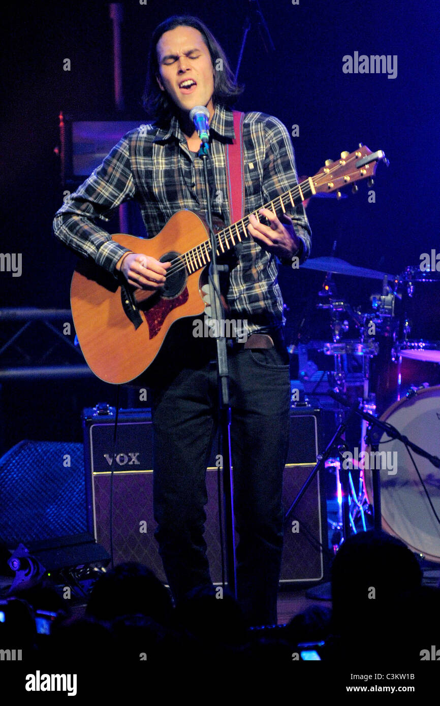 Justin Nozuka performing live on stage at The Mod Theatre Toronto ...