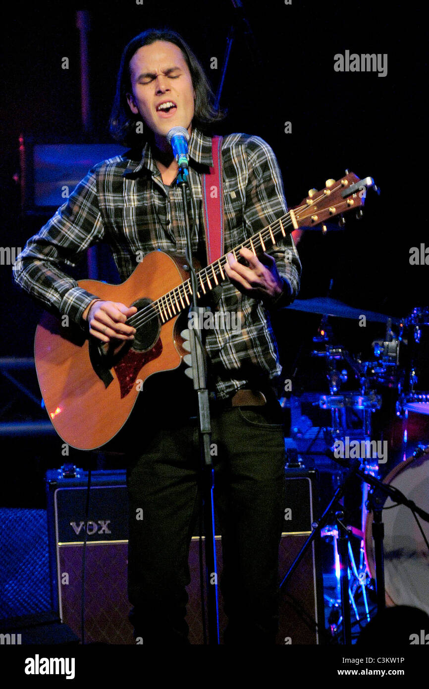 Justin Nozuka performing live on stage at The Mod Theatre Toronto ...