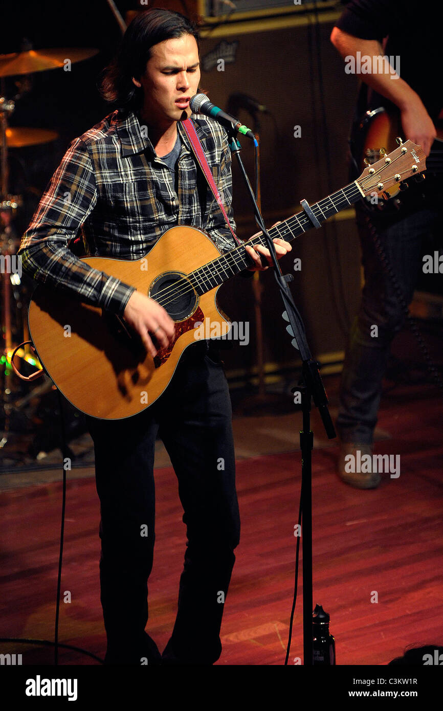 Justin Nozuka performing live on stage at The Mod Theatre Toronto ...