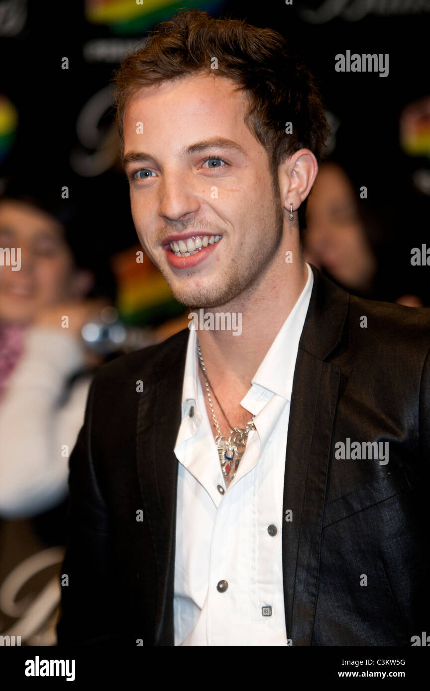James Morrison '40 Principales' 2009 Awards ceremony at the Palacio de ...