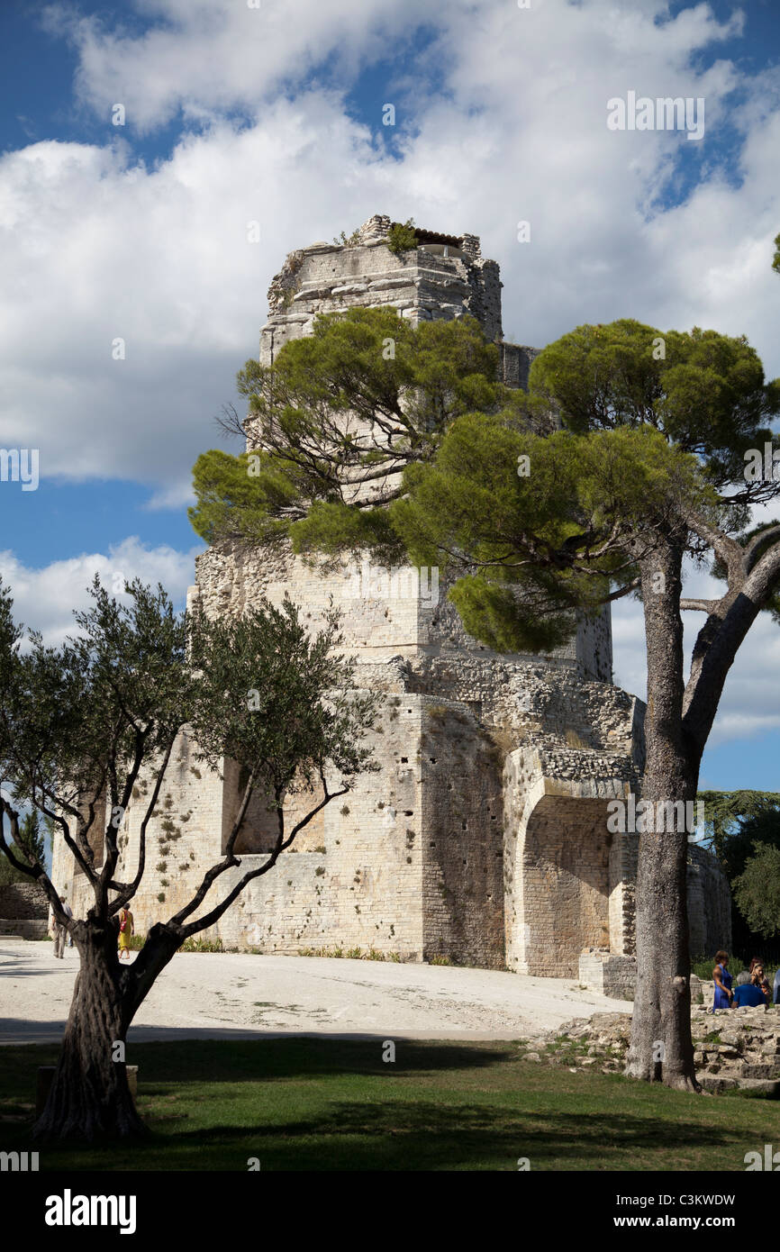 The Tour Magne at Nîmes Stock Photo - Alamy