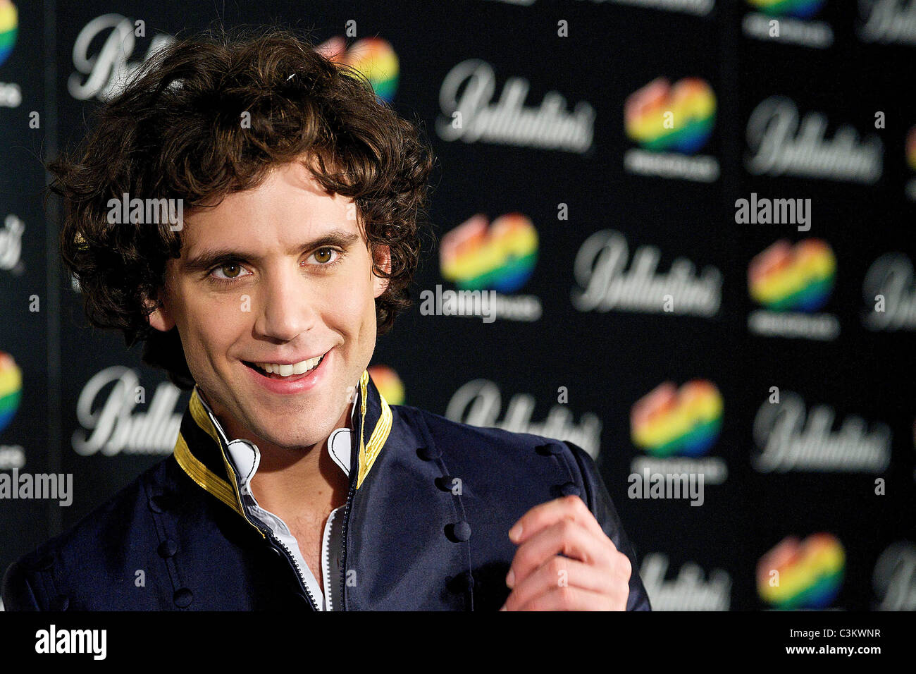 Mika '40 Principales' 2009 Awards ceremony at the Palacio de los ...