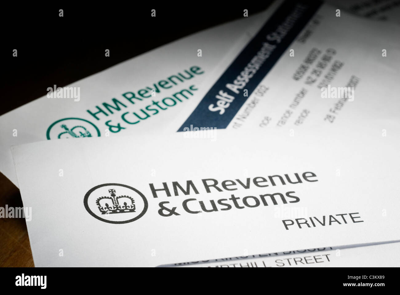 HMRC Customs Excise letter. Nothing to pay Stock Photo - Alamy