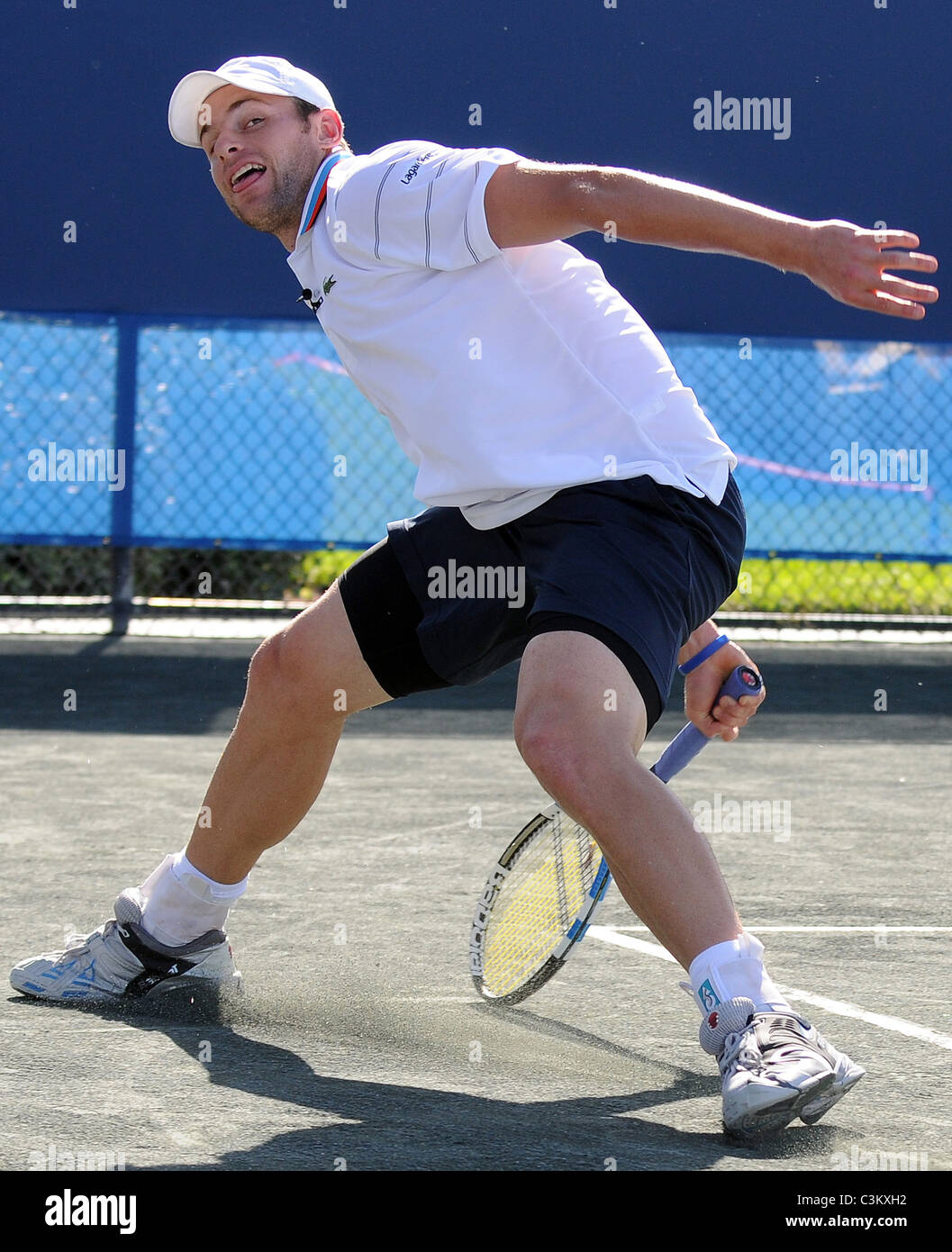 Tennis player Andy Roddick competes in his 'Roddick Foundation' 9th ...