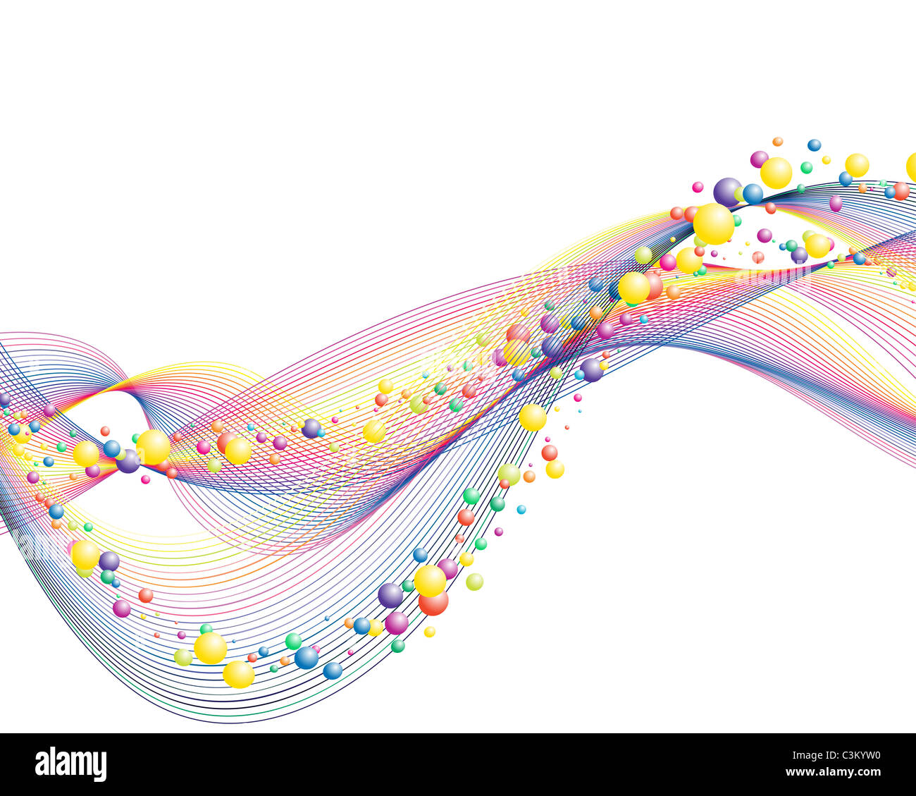 Colourful lines background for design use. Vector illustration Stock ...