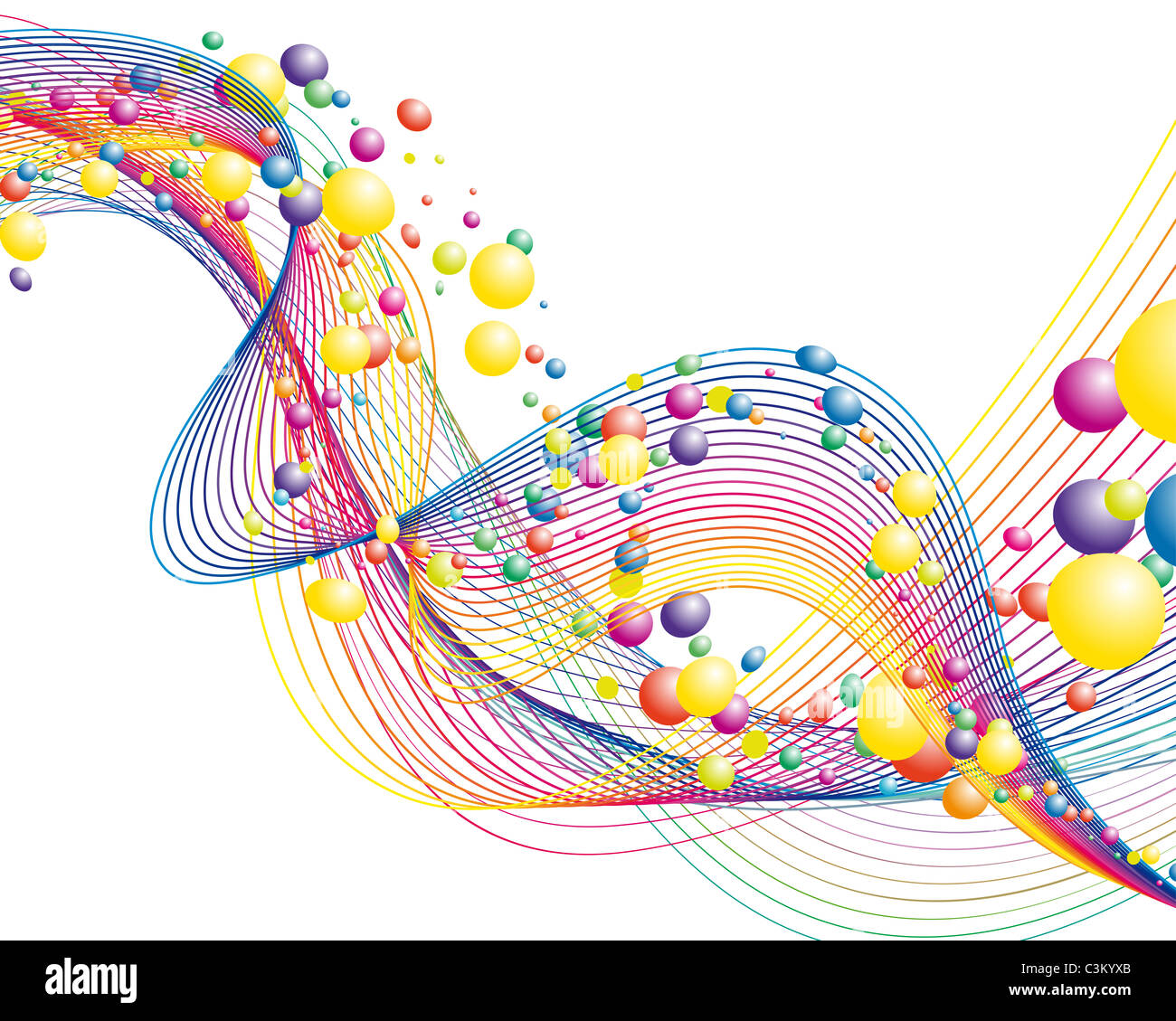 Colourful lines background for design use. Vector illustration Stock ...