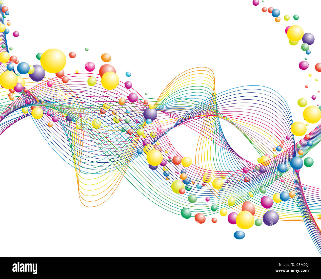 Colourful lines background for design use. Vector illustration Stock ...