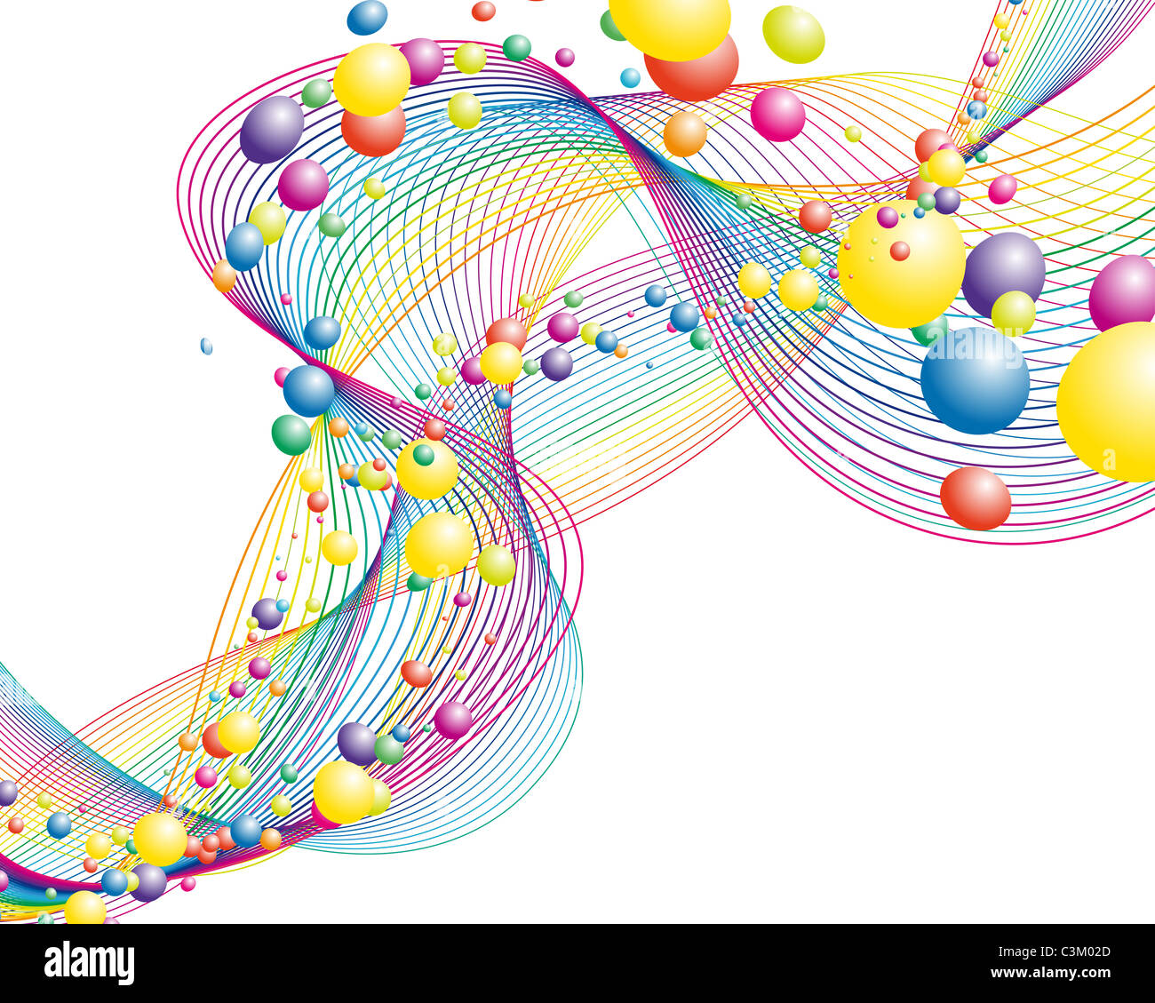 Colourful lines background for design use. Vector illustration Stock ...