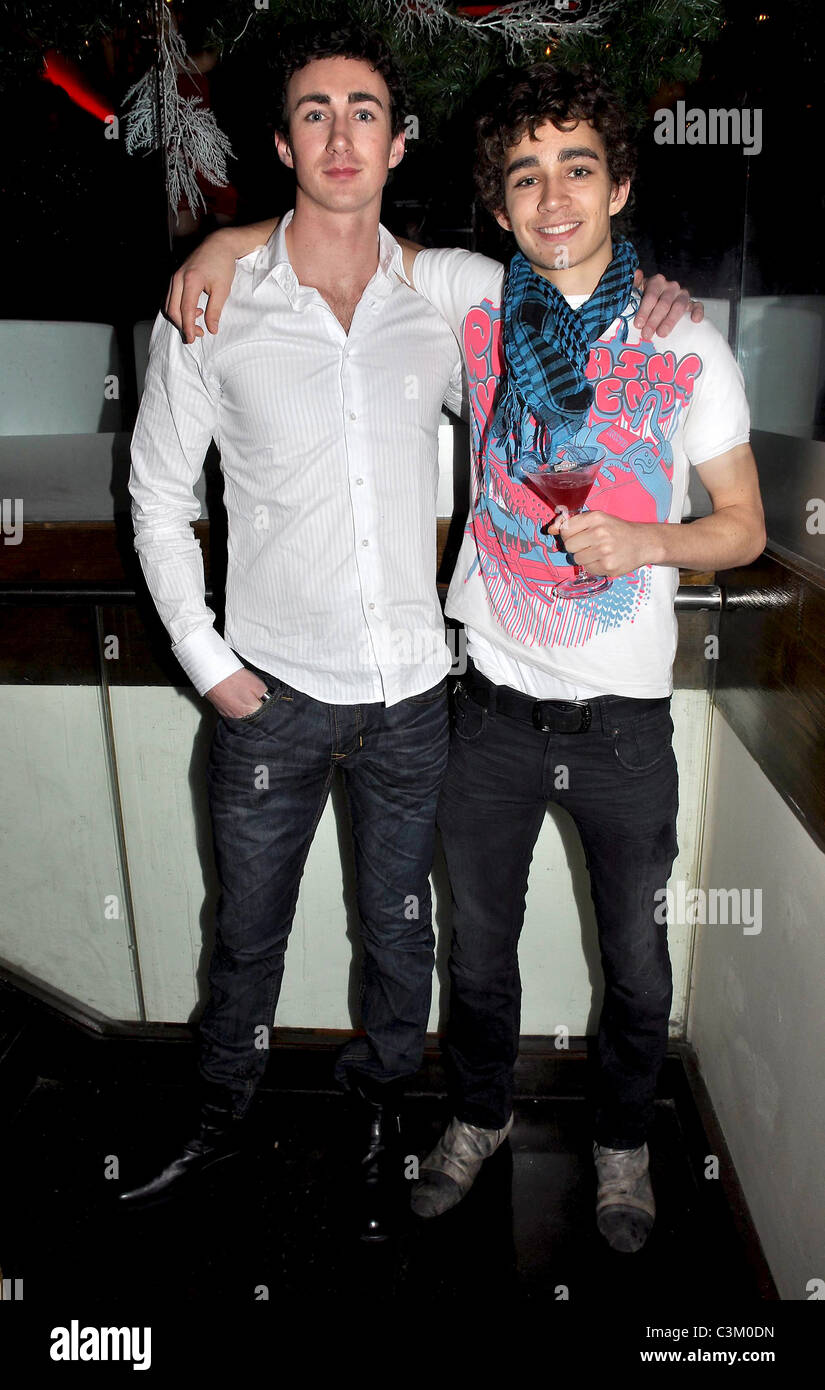 Brendan Sheehan and Robert Sheehan Christmas party for BScene Model ...
