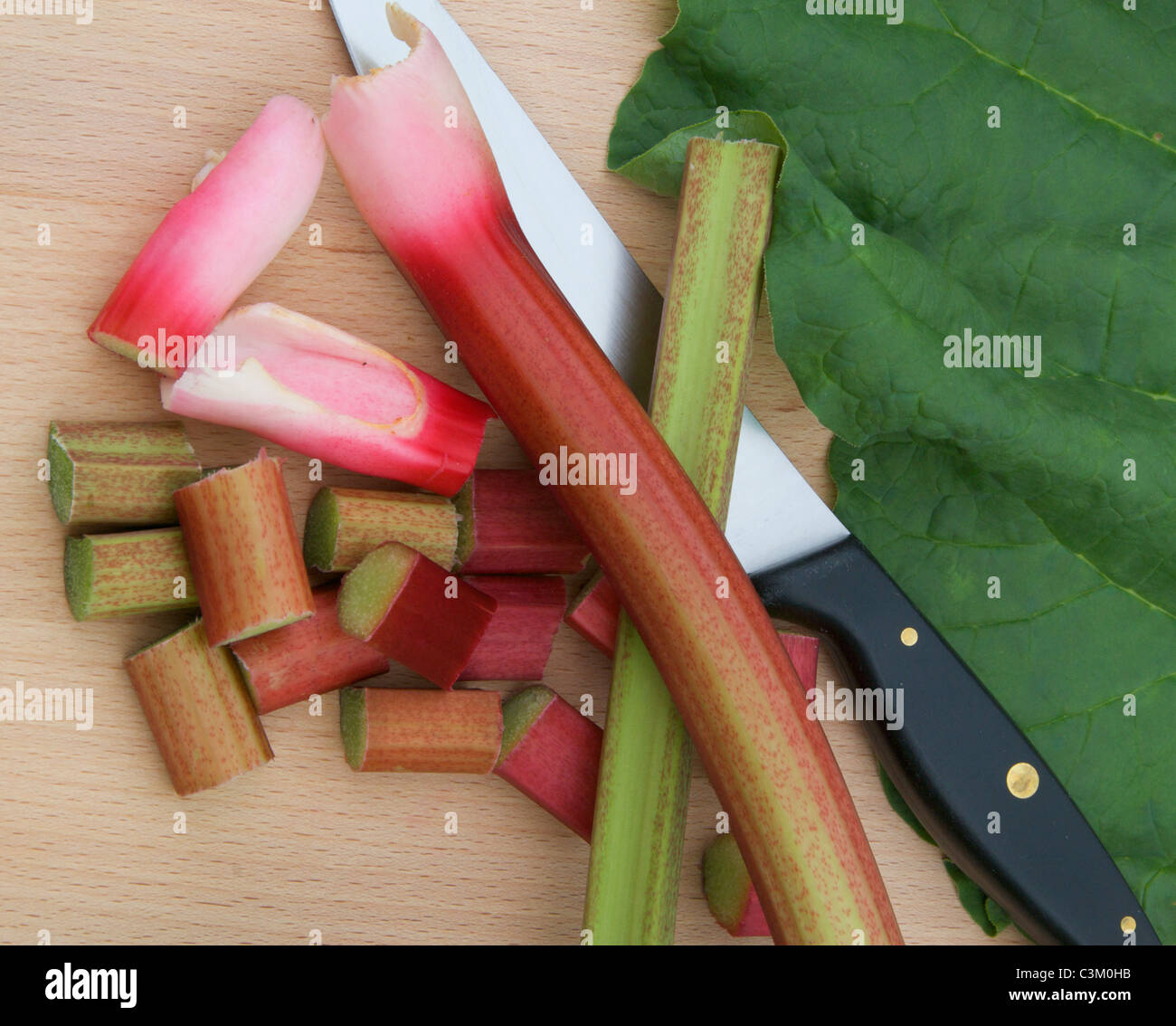Rhubarb is a great British favourite Stock Photo - Alamy