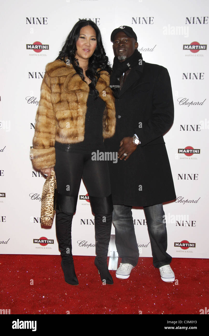 Kimora Lee Simmons and Djimon Hounsou New York premiere of 'Nine ...