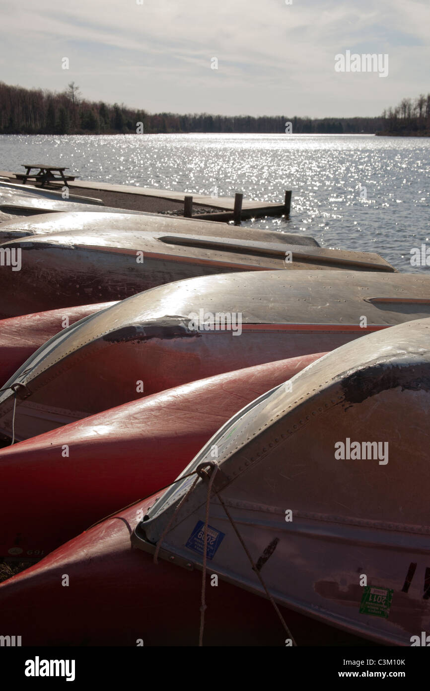 Lake Jean, Ricketts Glen State Park, Benton PA, USA with rental boats ...